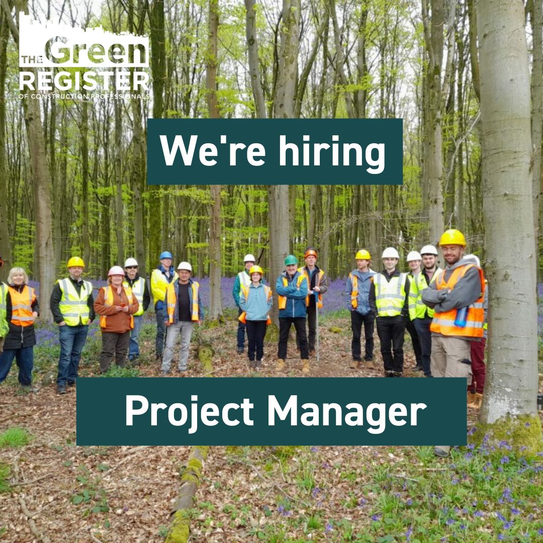 We are hiring - Project Manager, Training Programmes - The Green Register